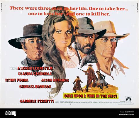 Henry Fonda Claudia Cardinale Jason Robards And Charles Bronson Poster
