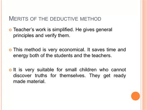 Deductive And Inductive Method Pptx