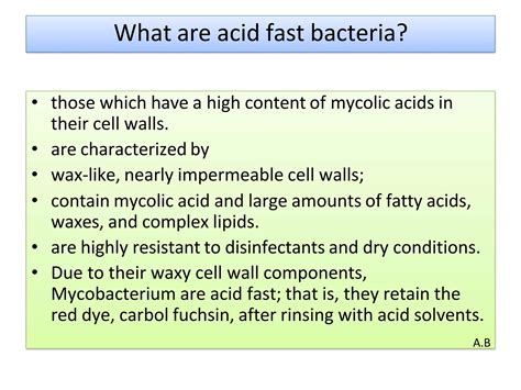 Acid Faststaining For Differentiate Acid Fast Bacteriapptx