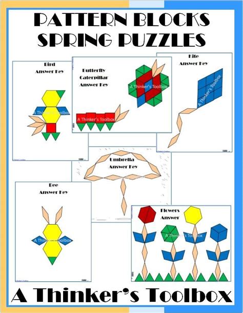Spring Pattern Block Templates