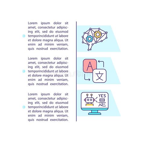 Natural Language Processing Concept Icon With Text Stock Vector