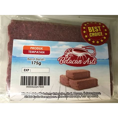 Belacan Asli 175g Produk Tempatan Shopee Malaysia