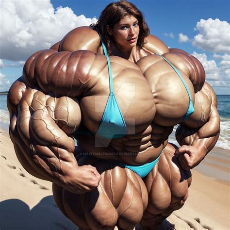 For Sale Massive Muscles And Pecs Bikini Woman By Maxfemalemuscle On