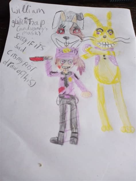 Fnaf Purple Guy And Glitchtrap