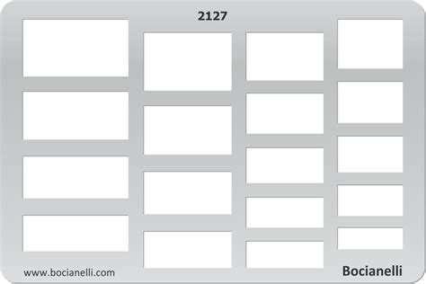 Plastic Stencil Template For Graphical Design Drawing Drafting