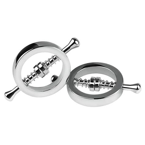 Rgwtgkyh 2pcs Fake Nipple Piercings Stainless Steel Non Piercing