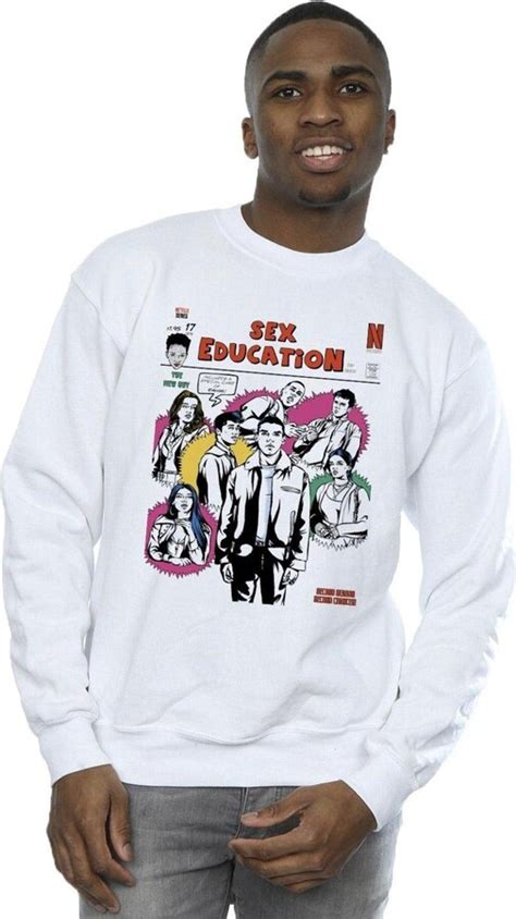 Netflix Sex Education Magazine Cover Sweatshirt Shopstyle Jumpers