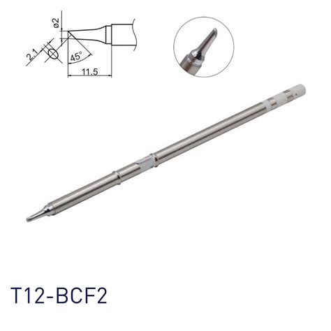 Hakko T12 Bcf2 Shape 2bc Soldering Iron Tip Hakko Products