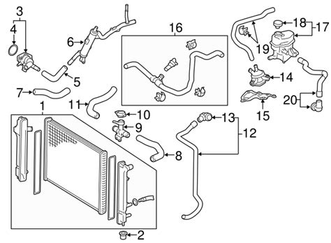 Prius Engine Coolant Toyota Prius Coolant Bypass Hose Fits 2011 2015