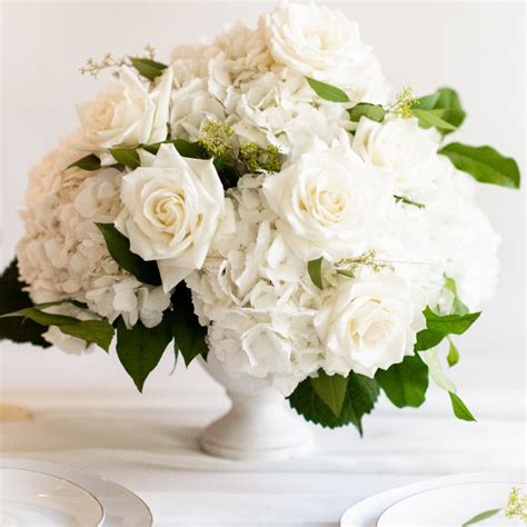 Hydrangea Wedding Centerpieces Hardly Housewives Blue Hydrangea And