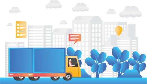 Flat Style Illustration Of Delivery Order 6470773 Vector Art At Vecteezy
