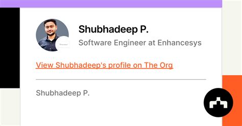 shubhadeep p software engineer at enhancesys the org