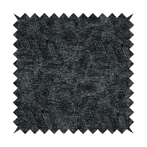 Bakari Semi Plain Woven Upholstery Chenille Fabric In Black Colour Jo