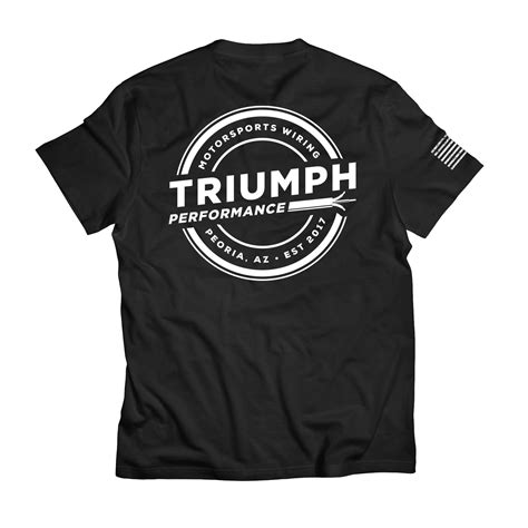 Triumph Performance Black Corporate Tee Triumph Performance Offroad