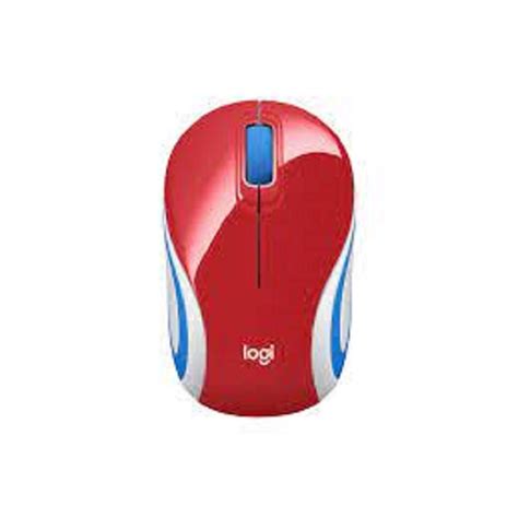Jual Logitech Mouse Wireless Original M187 Red Merah Shopee Indonesia