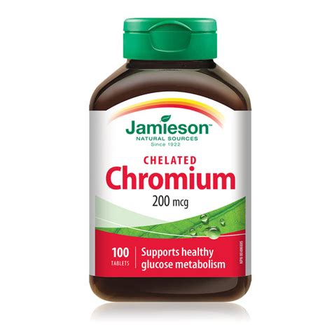 Natural Chromium Supplements Shop Jamieson Vitamins™ Online