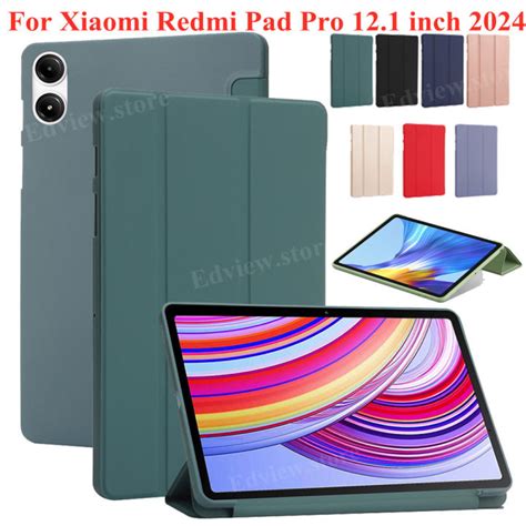 Xiaomi Redmi Pad Pro 12 1นว Casing Tablet สำหรบ Redmi Pad Pro 12 1 2024หนง PU ออนนม TPU