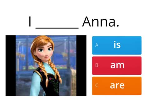 Verb To Be Affirmative And Negative Form Test