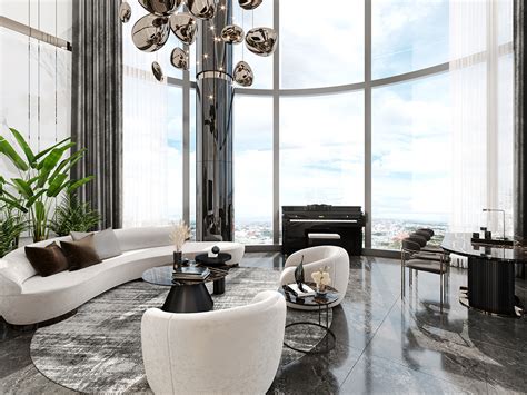 Penthouse Design On Behance