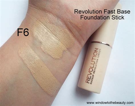 Makeup Revolution Foundation Stick Colour Chart