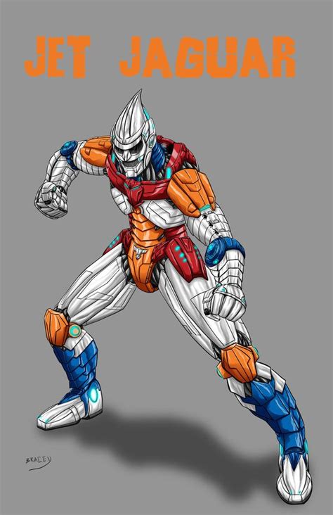Kaiju Revamp Jet Jaguar By Bracey100 On Deviantart Kaiju Godzilla