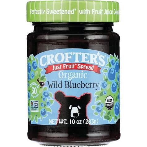 Crofters Fruit Spread 10 Oz Organic Wild Blueberry