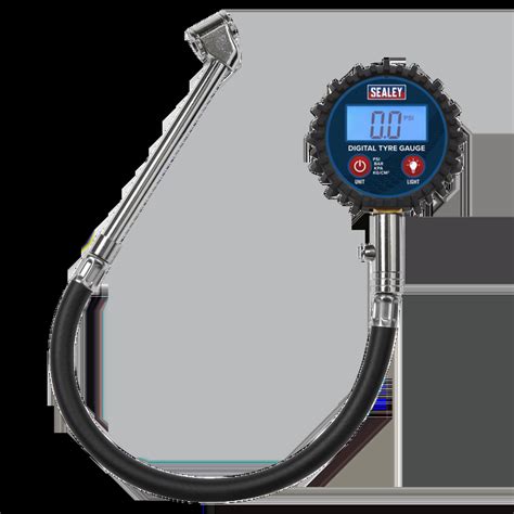 Sealey Tst003 Accurate Digital Tyre Pressure Gauge Compressed Air