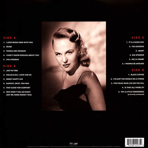 Peggy Lee Ultimate Peggy Lee Vinyl 2lp 2020 Us Original Hhv