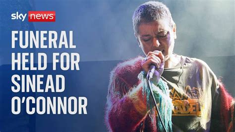 Sinead Oconnor Thousands Line The Seafront Ahead Of Singers Funeral