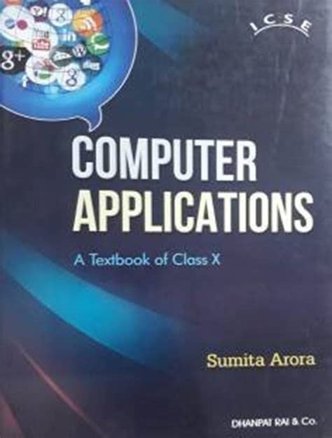 Icse Computer Applications Class 10 Buy Icse Computer Applications