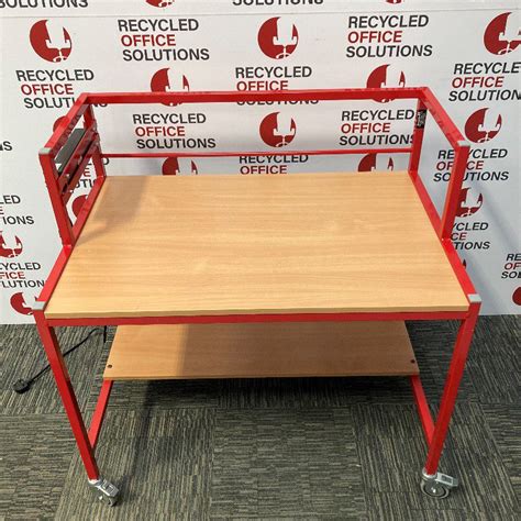 Mobile Workbench With Power Sockets Recycled Office Solutions