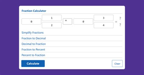 All In One Fraction Calculator