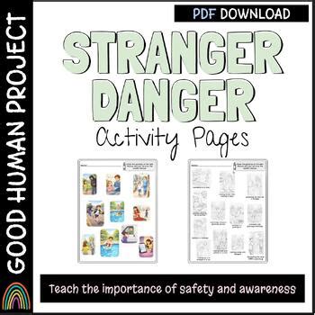 Stranger Danger Worksheets Sel Teaching Safety Pdf Download
