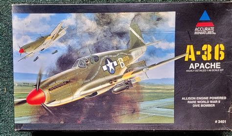 Accurate Miniatures 148 A 36 Apache Dive Bomber Model Kit 3401