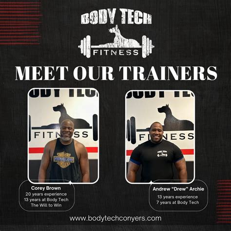 Body Tech Trainers Body Tech Fitness Conyers Rockdale County Best