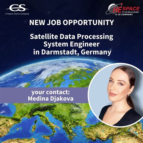 He Space Operations On Linkedin Satellite Data Processing System Engineer Hespace