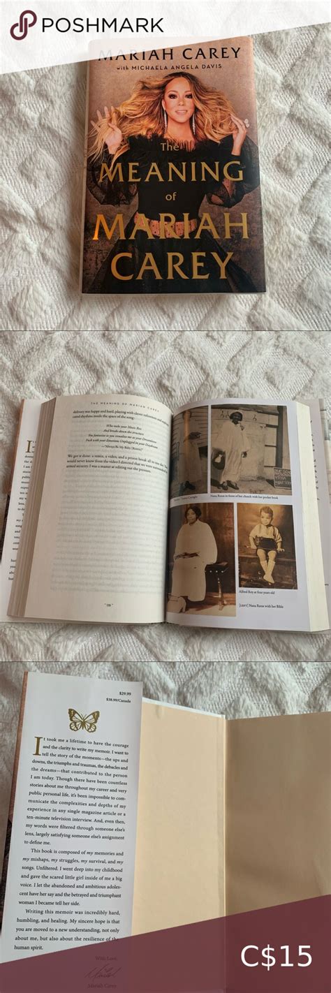 The Meaning Of Mariah Carey Memoir Hardcover Book Hardcover Book