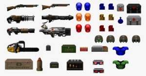 Including The Super Shotgun From Doom Portable Network Graphics Png