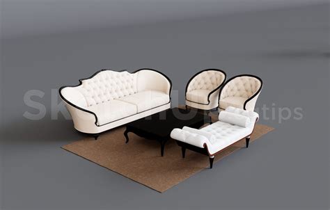 12189 Free Sketchup Sofa Model Download