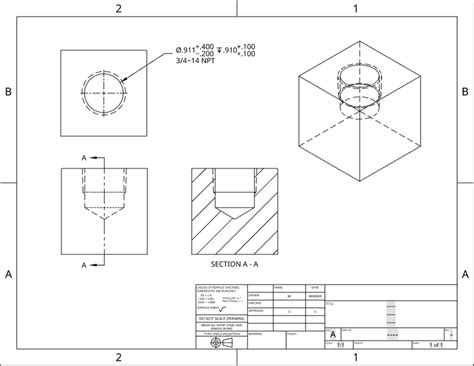 Technical Drawing Hole Notation At Douglas Hammond Blog