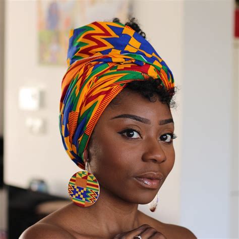 African Headwrap Cotton Dreadbagde