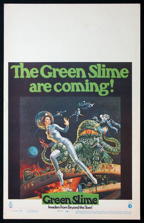 Green Slime Movie Poster The Green Slime 1968 Galactic Tales