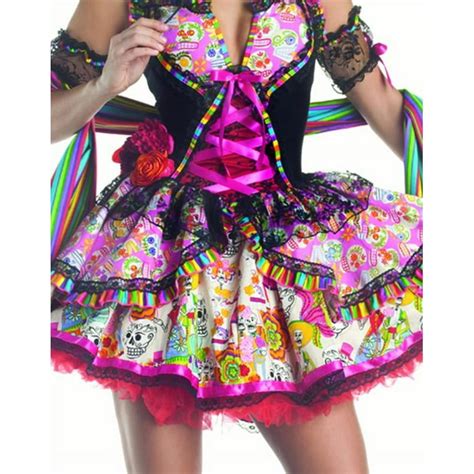 Dia De Los Muertos Costume Plus Size