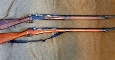 French Ww1 Warhorses M1886 Lebel And M190715 Berthier Infantry Rifles