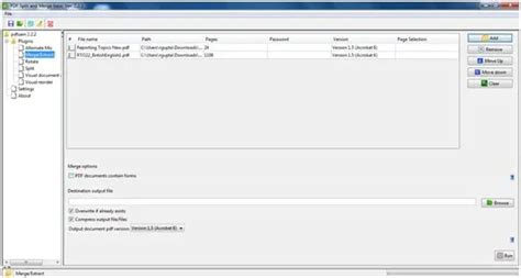 split rearrange and merge pdf pages with free pdfsam pdf editor