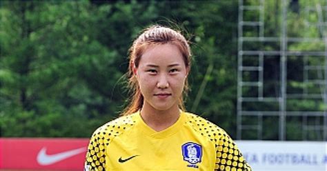 여자 축구대표팀의 김정미 선수