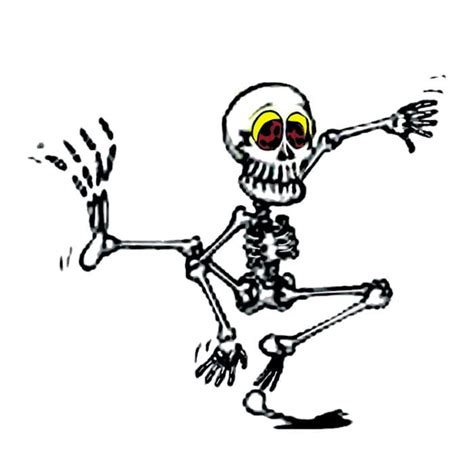 Dancing Skeleton Cartoon