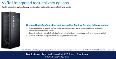 vxrail delivery options vmware cloud foundation on dell vxrail dell
