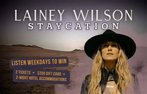 Lainey Wilson Staycation 93 7 K Country