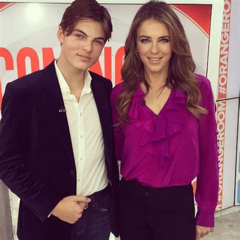 Elizabeth Hurley Teases Son Damians Role On The Royals